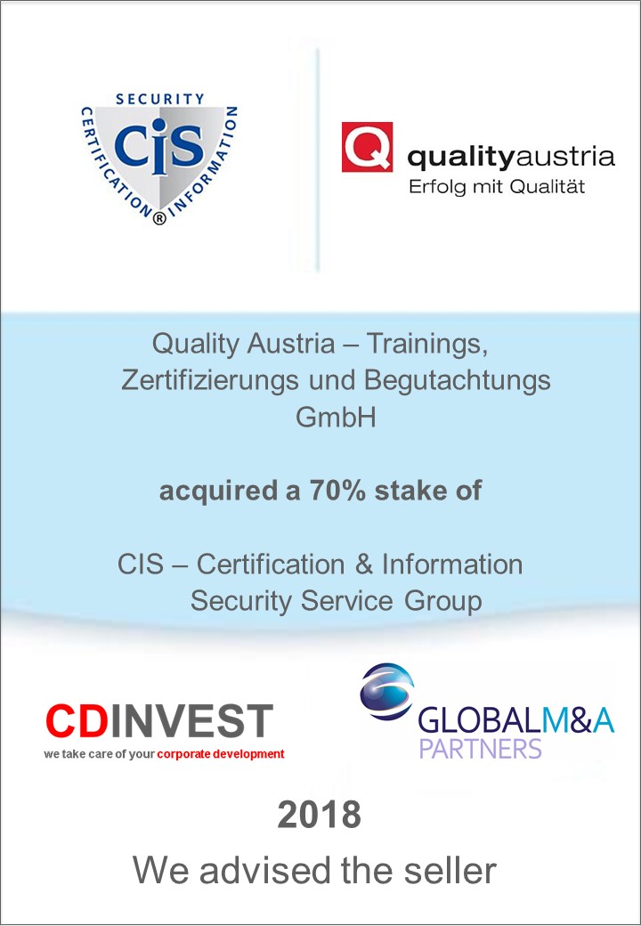 CIS - Certification & Information Security Service Group EN - CD Invest ...